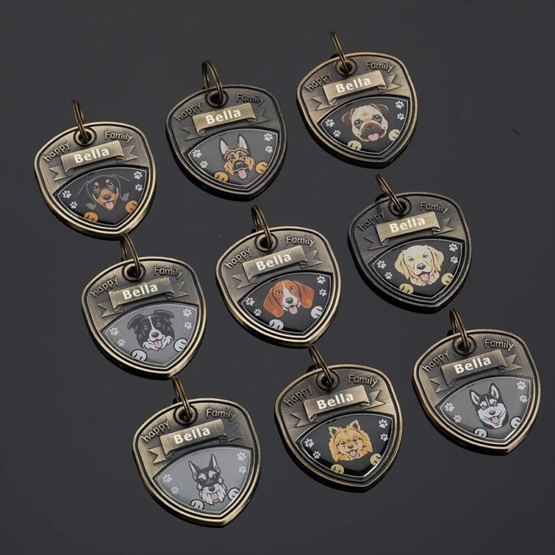 Placa Personalizada Perros Cobre Razas Pugg – Tienda Púrpura