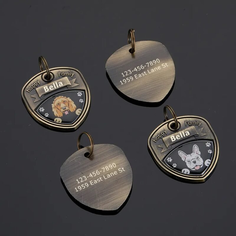 Placa Personalizada Perros Cobre Razas Pugg – Tienda Púrpura